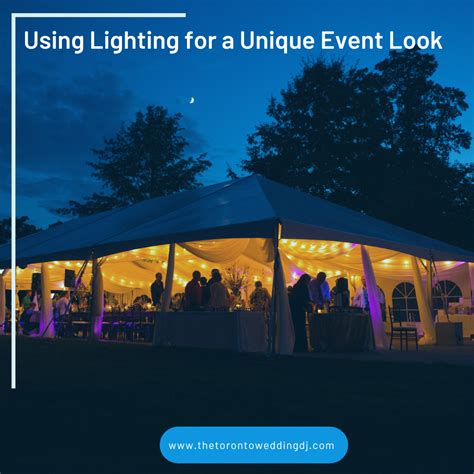 Using Lighting For A Unique Event Look Toronto Wedding Dj
