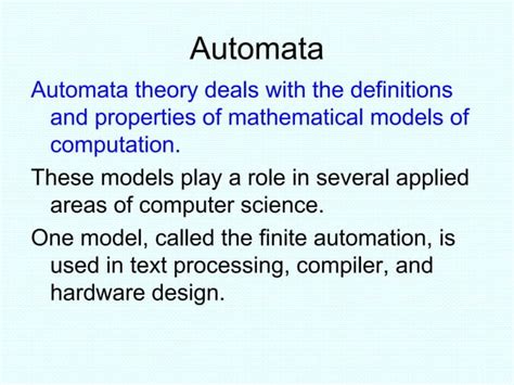 Theory Of Computationppt