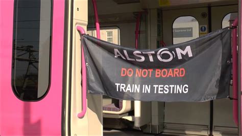 Class 720 On Test Poses For Me At Stafford 140223 Youtube