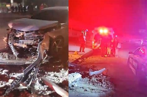 Fuerte accidente vehicular en Ciudad Obregón Sonora moviliza a las