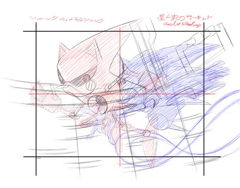 Sonic Vs Metal Sonic ソニックvsメタルソニック Sonic Cd Fan Art By Me ティナー