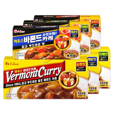 [무료배송] 하우스 바몬드 고형카레 순한맛 약간 매운맛 115g 230g 티몬