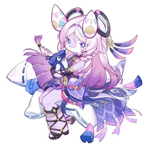 Citlali Itzpapa And Citlalin Genshin Impact Drawn By Sneeze Snze