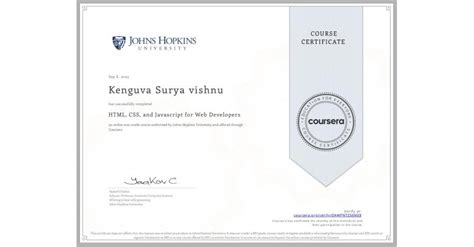 kenguva surya vishnu on linkedin completion certificate for html css