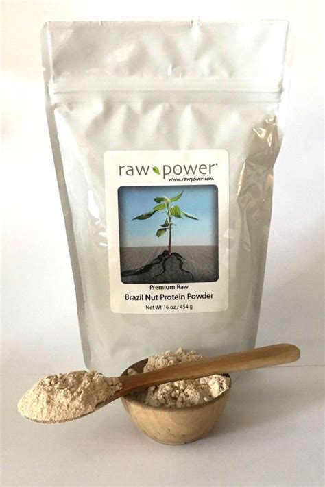Raw Power Brazil Nut Protein Powder Premium Brand 16 Oz