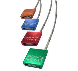 Car Seals Lock Safety Valves Car Seal Tags Plastic Steel And Reusable