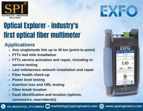 Exfo Ox1 Optical Fiber Multimeter