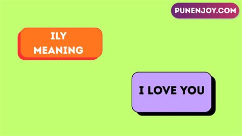 Ily Meaning What Does Ily Mean In Text And Social Media ️2026
