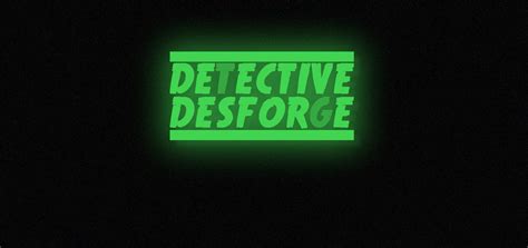 Devlog 0 What Is Detective Desforge Detective Desforge By