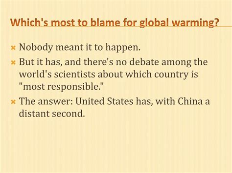 Global Warming Presentation Pptx