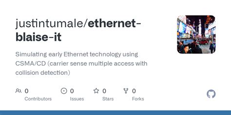 Github Justintumale Ethernet Blaise It Simulating Early Ethernet