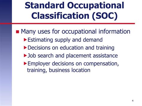 Ppt Revising The Standard Occupational Classification Powerpoint