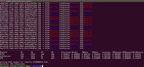 Example Of A Classifier On Screen Output The Output Contains Download Scientific Diagram