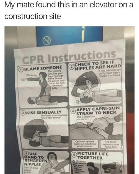 Cpr Instructions Funlexia Funny Pictures