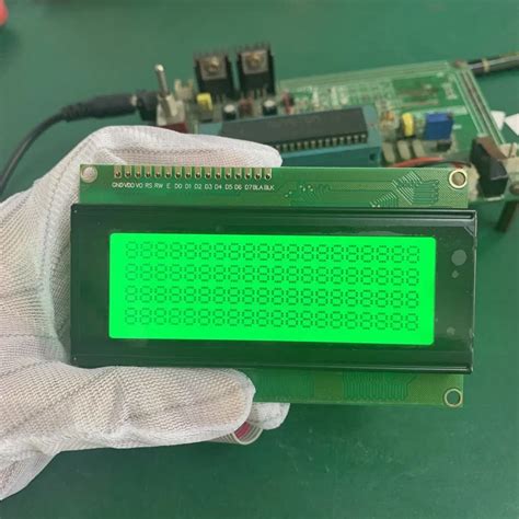 20x4 stn blue yg character lcd module with aip31066 controller ic lcd