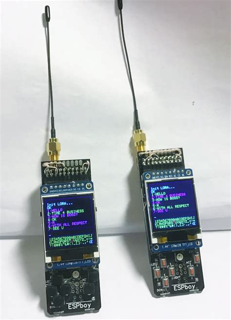 Espboy Lora Messenger 8km Chat Details