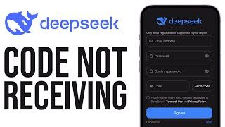How To Fix Deepseek Ai Verification Code Not Receiving Sign Up Code Not Receiving Soluciones