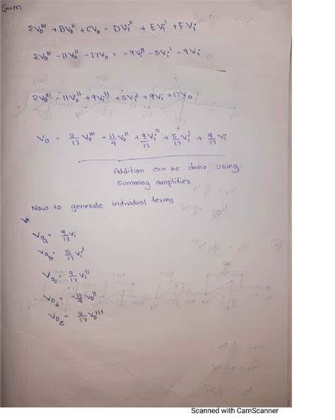 Solved 1 Design Equation An Op Circuit That Solves The Following Differ TutorBin