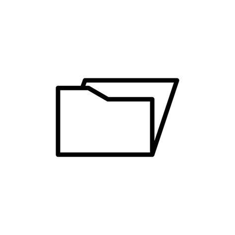 Folder Icon Set Computer Data File Symbol Simple Project Web Folder