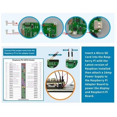 led raspberry pi 7 touch screen display power consumption