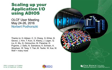 PDF Scaling Up Your Application I O Using ADIOS Scaling Up Your