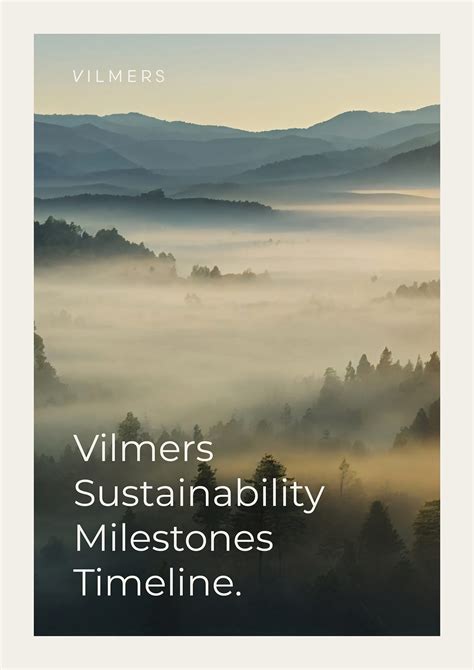Vilmers Sustainability Milestones • Vilmers