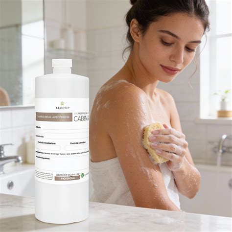 Jabón Corporal Base De 1 Litro Limpiador Suave Hidratante Y Fresco