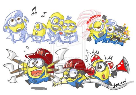 Minion Toons By Adl Art On Deviantart Minions Minions Funny Images