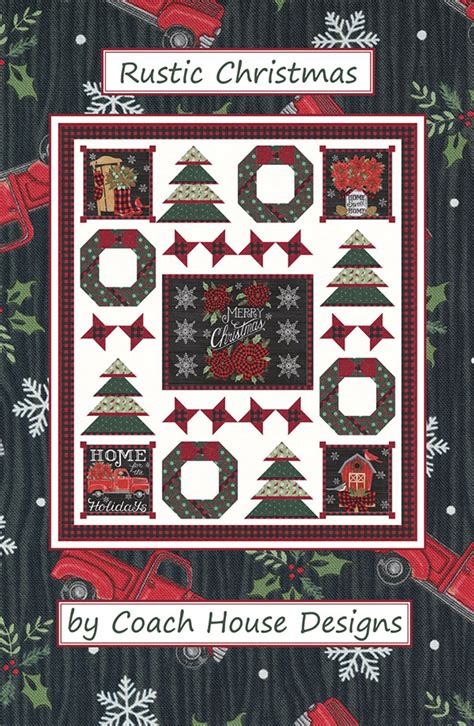 Coach House Designs Rustic Christmas Quilt Pattern 593220201147