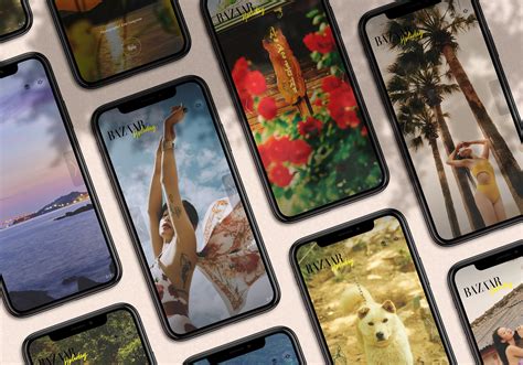 하퍼스 바자의 홀리데이 스페셜 웹사이트 크리에이티브밴드