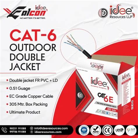 M Cat Utp Double Jacket Outdoor Cable Pair Ftp At Rs Box In Ahmedabad