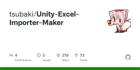 Issues · Tsubakiunity Excel Importer Maker · Github