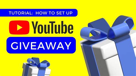 How To Run A Live Giveaway On Youtube