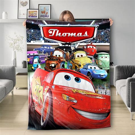 Lightning Mcqueen Blanket Etsy
