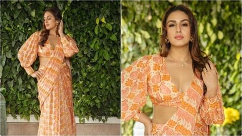 Huma Qureshi Is ‘very Very Sari In This Gorgeous Floral Six Yards Of