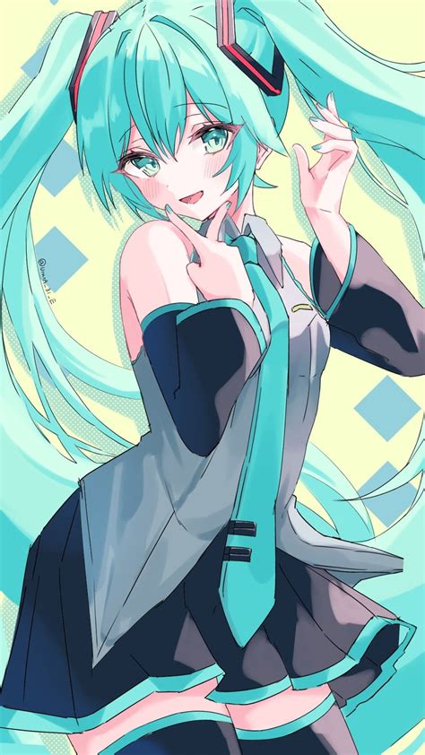 Hatsune Miku Vocaloid Drawn By Urara31e Danbooru