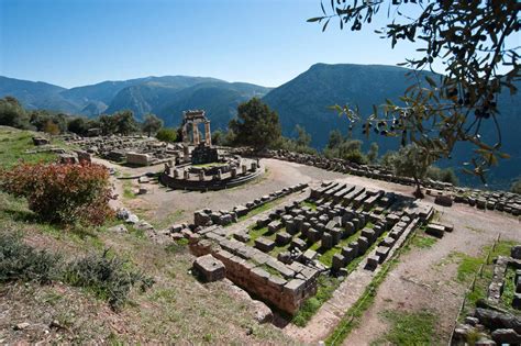 The Historical Evolution Of Delphi Archaeological Site Of Delphi