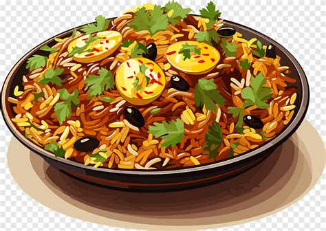 인공 지능 생성 비리야니 요리 쌀 고기 향료 음식 인도 Png Pngegg