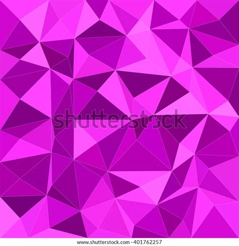 Magenta Irregular Triangle Mosaic Vector Background Stock Vector Royalty Free 401762257