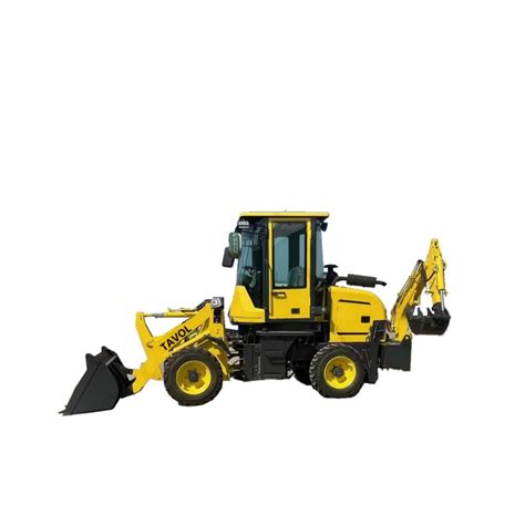 4 In1bucket Mini Wheel Loader Compact Tractor With Loader And Backhoe