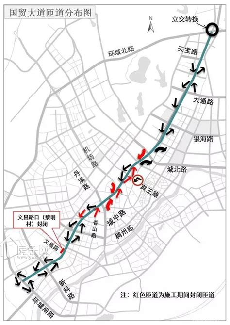 义乌国贸大道全线图义乌轻轨规划图义乌贸大道大段图大山谷图库