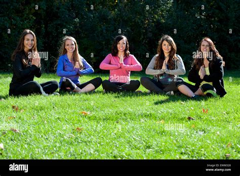 Dhyana Yoga Pose Stock Photo Alamy