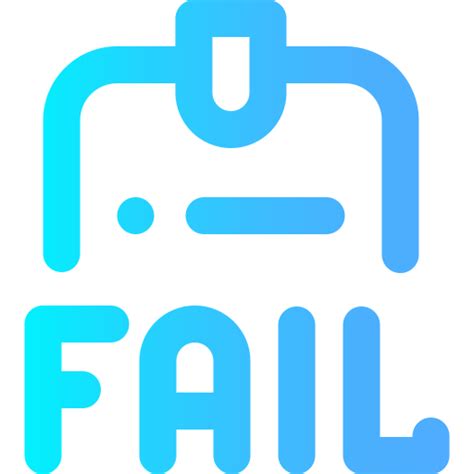 Fail Super Basic Omission Gradient Icon