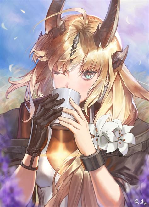 Reed And Reed The Flame Shadow Arknights Drawn By Intemind Danbooru