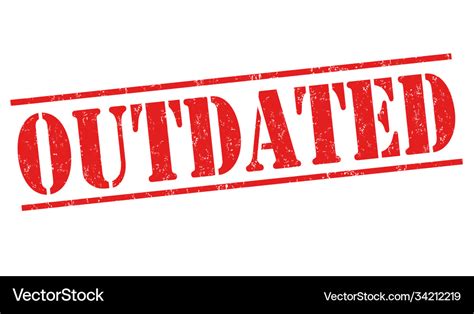Outdated Sign Or Stamp Royalty Free Vector Image