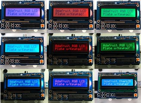 New Products Adafruit Rgb Positive 16×2 Lcdkeypad Kit For Raspberrypi Adafruit Rgb