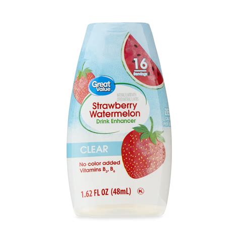 Great Value Simply Clear Liquid Drink Enhancer Strawberry Watermelon
