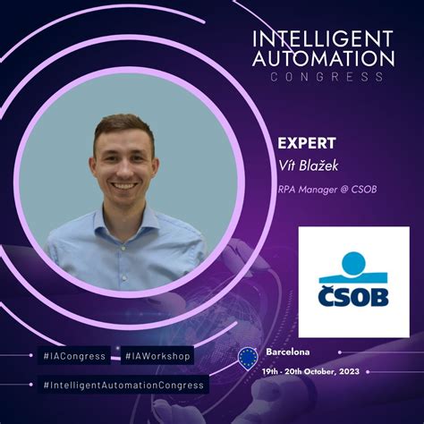 Intelligent Automation Congress On Linkedin Iaworkshop Automation Barcelona Iaworkshop