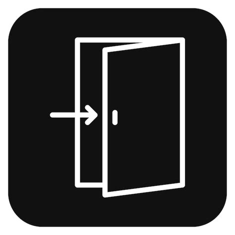 Иллюстрация вектора аварийного выхода Премиум векторы