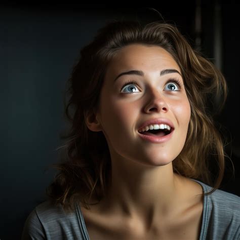 Highquality Photo A Closeup Of 30year Old Womans Delig Premium AI